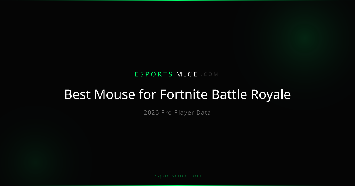 Best Mouse for Fortnite Battle Royale (2026) — Top Pro Picks & Settings ...