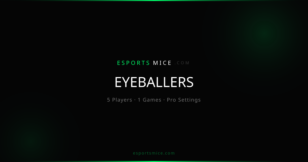EYEBALLERS — Pro Player Settings, Mice & Gear | EsportsMice